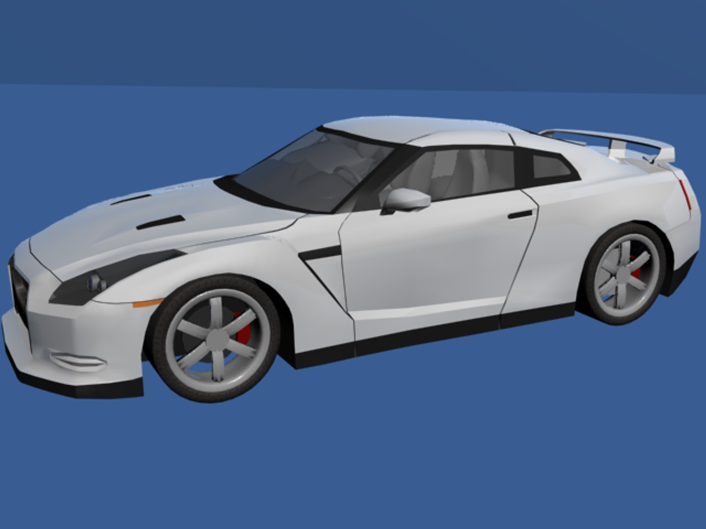 Free Car Nissan Gtr 3d Model