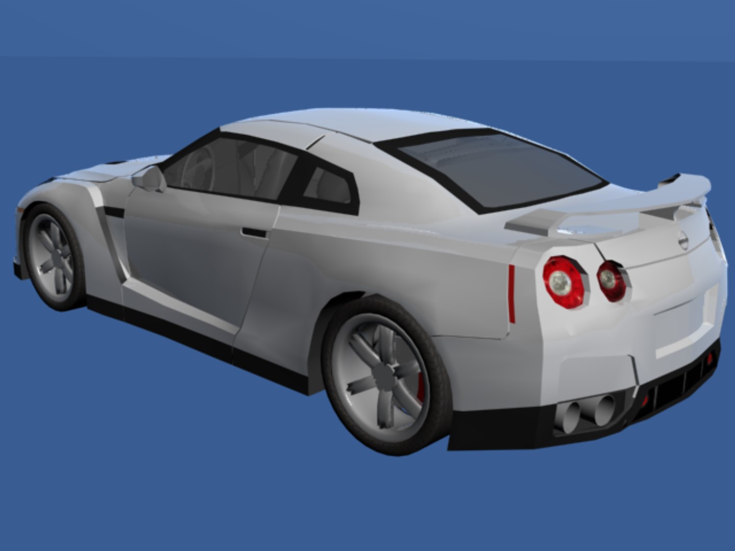 Free Car Nissan Gtr 3d Model