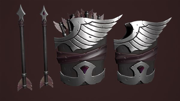 Rune crossbow 3D model - TurboSquid 1847880