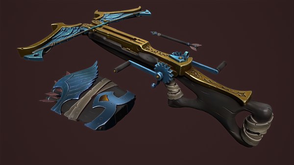 Rune crossbow 3D model - TurboSquid 1847880