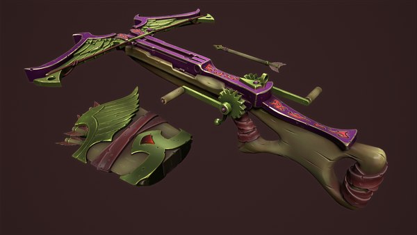 Rune crossbow 3D model - TurboSquid 1847880