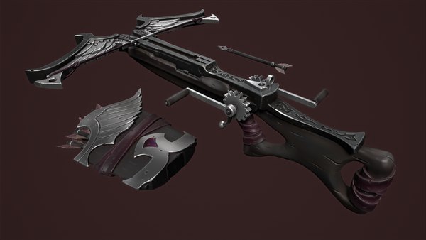Rune crossbow 3D model - TurboSquid 1847880
