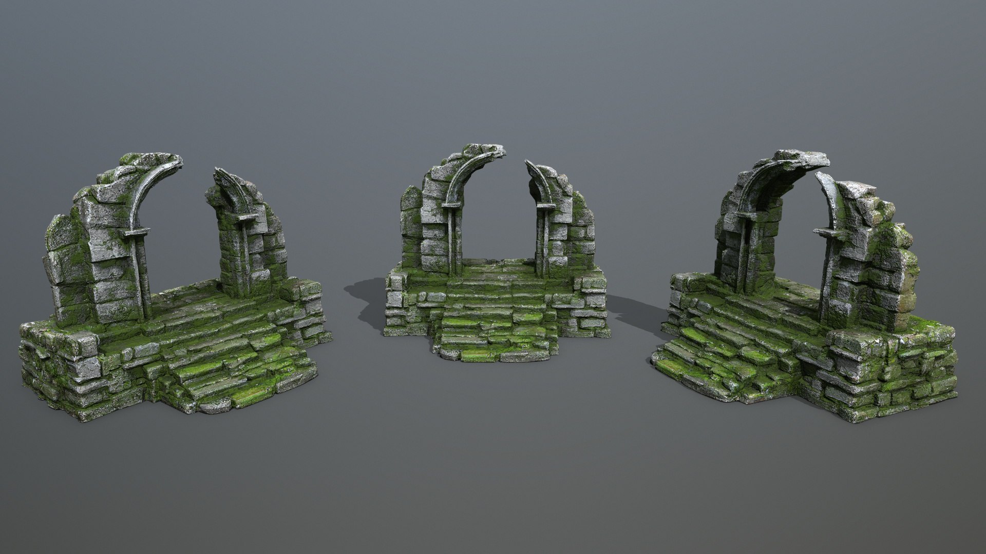 Ruin Gate 3D Model - TurboSquid 2368595