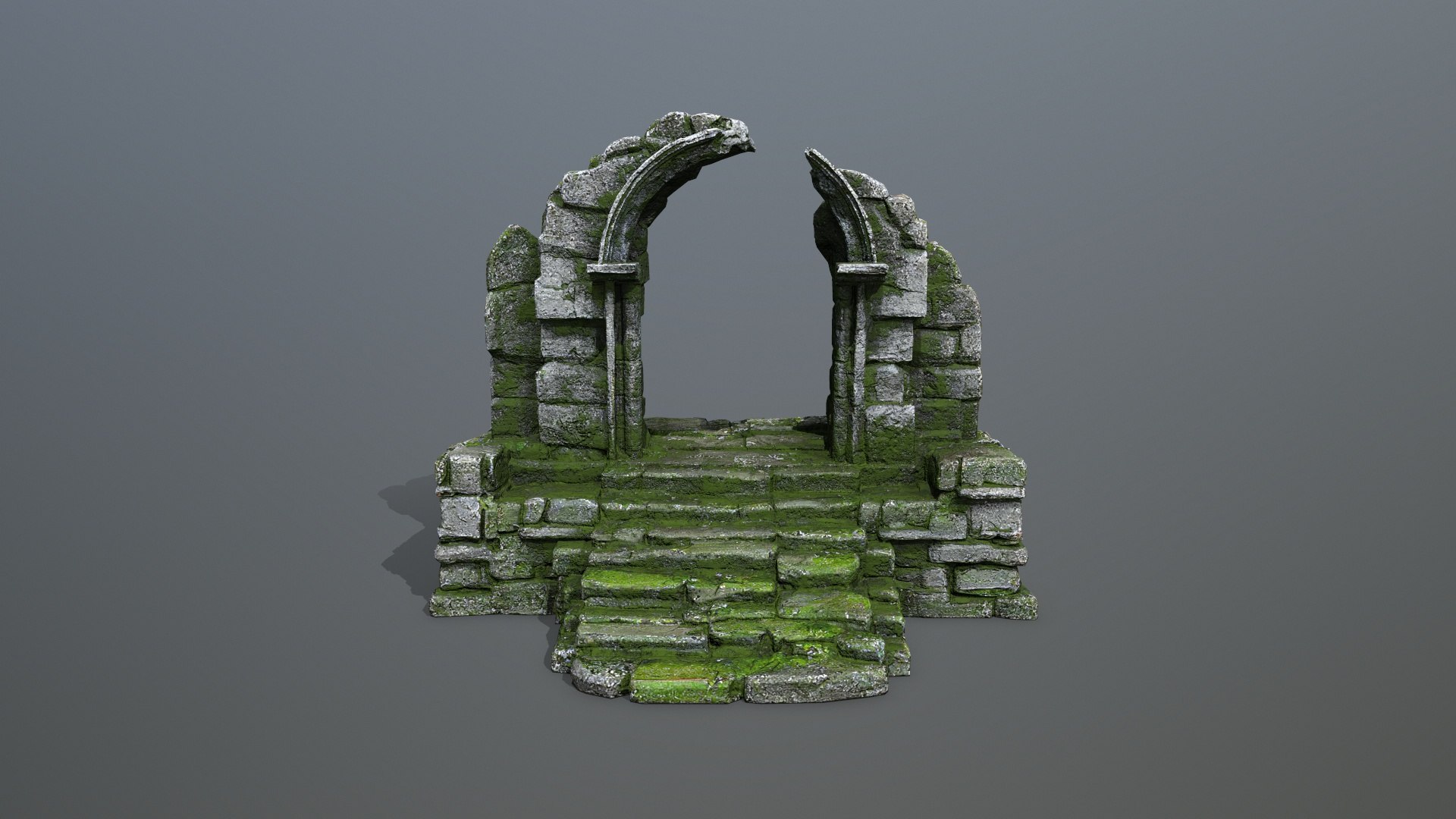 Ruin Gate 3D Model - TurboSquid 2368595