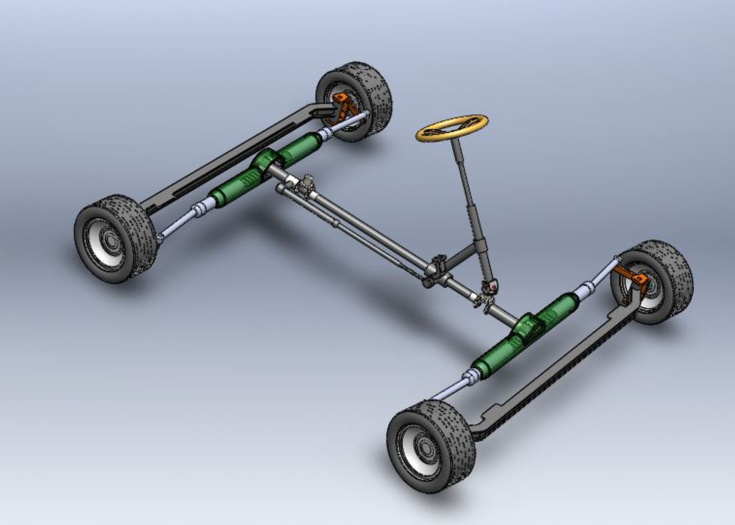 3D Wheel Steering Mechanism Model - TurboSquid 1458880