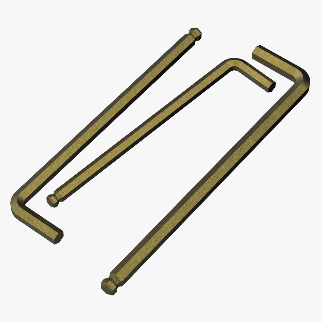 Allen Key 3D Model - TurboSquid 2112521