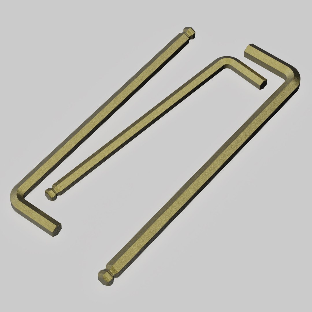 Allen Key 3D Model - TurboSquid 2112521