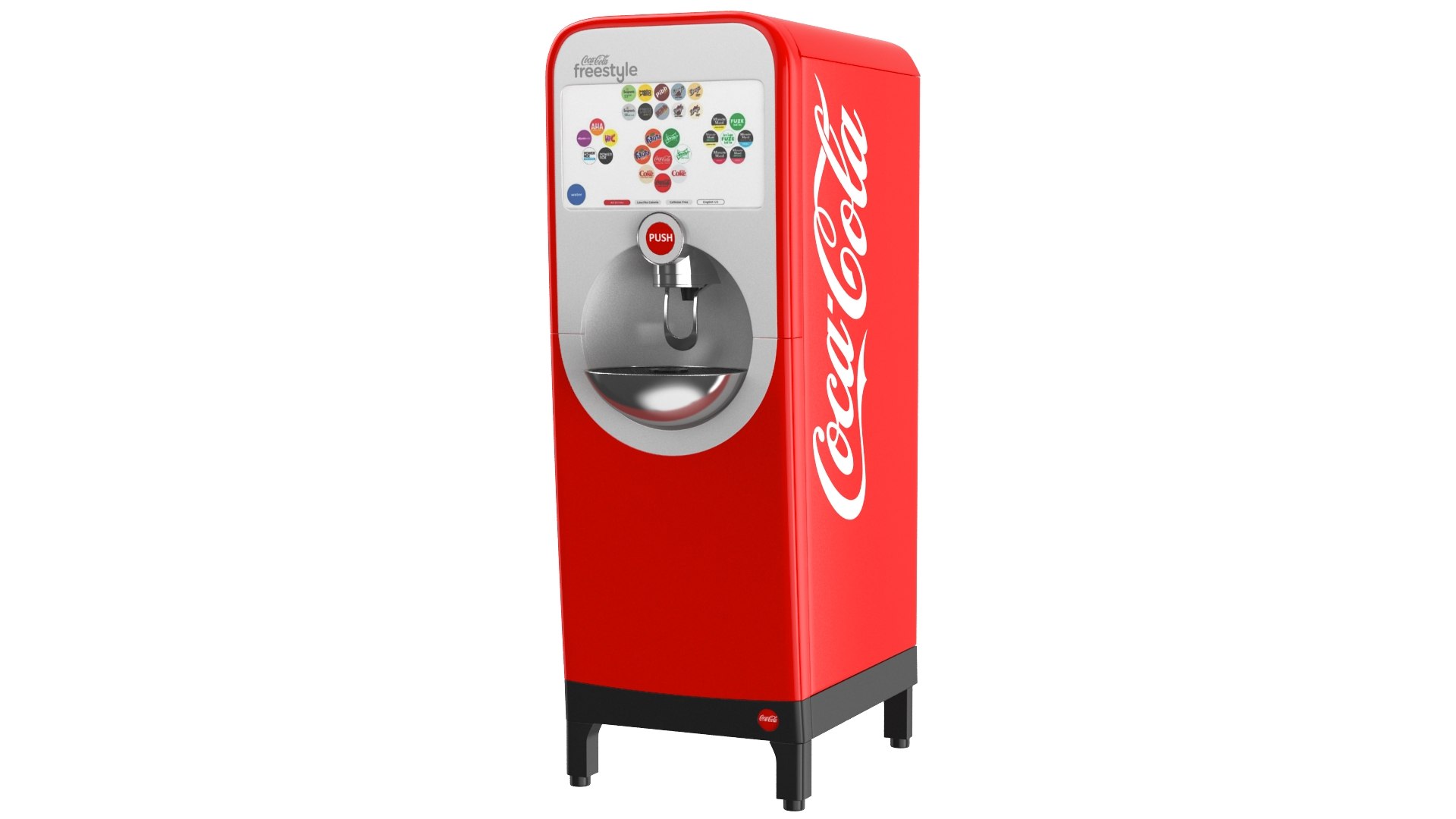 Freestyle Cola Soda Machine 3D Model - TurboSquid 1998061