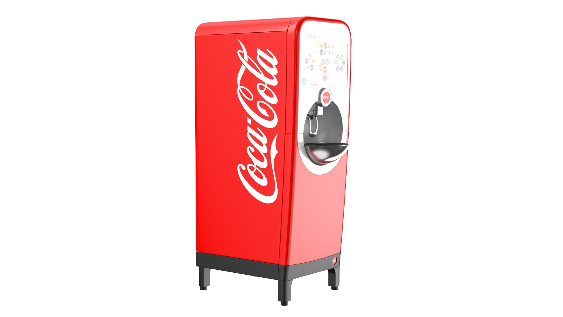 Freestyle Cola Soda Machine 3D Model - TurboSquid 1998061