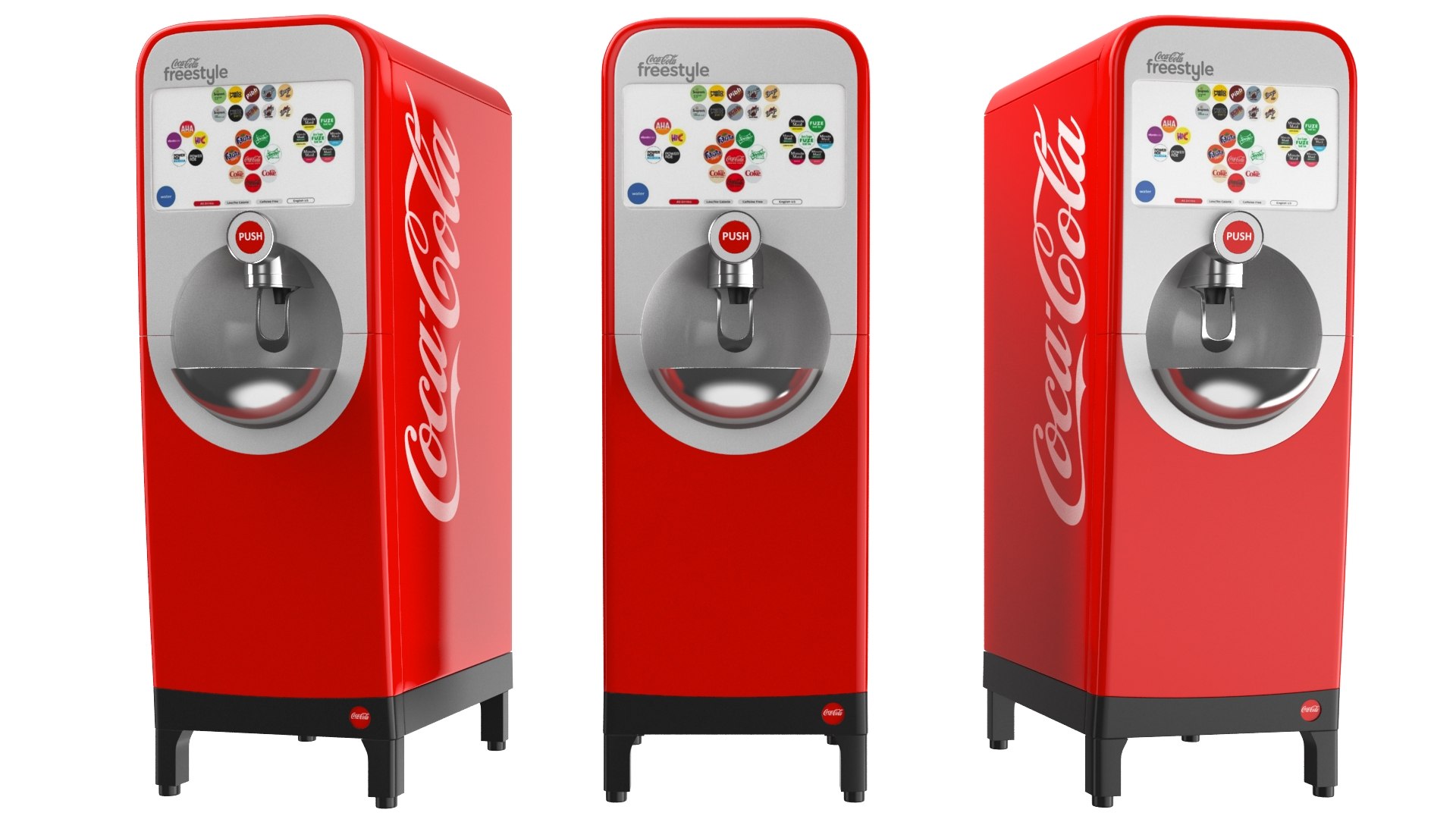 Freestyle Cola Soda Machine 3D Model - TurboSquid 1998061