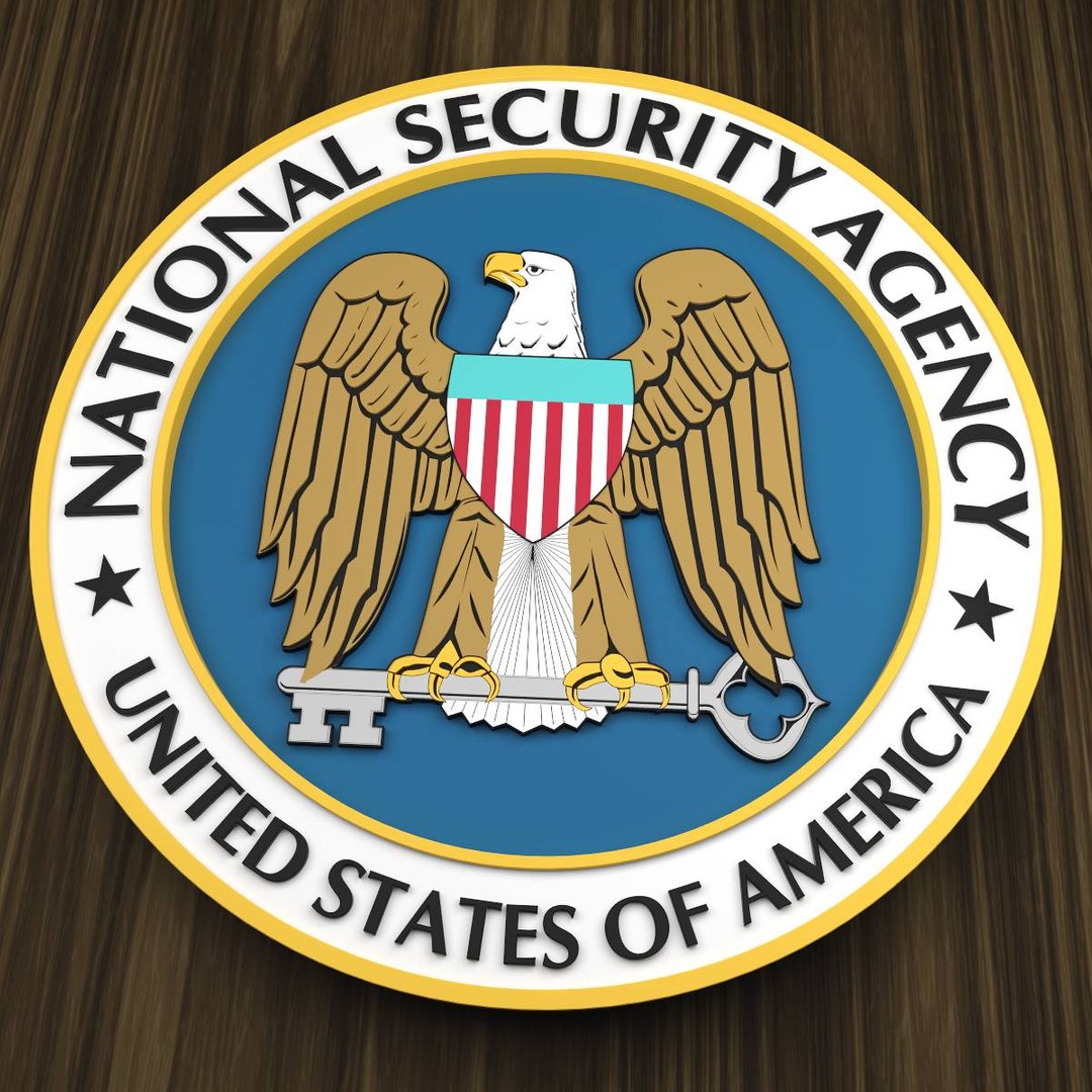 3d Model National Nsa Seal