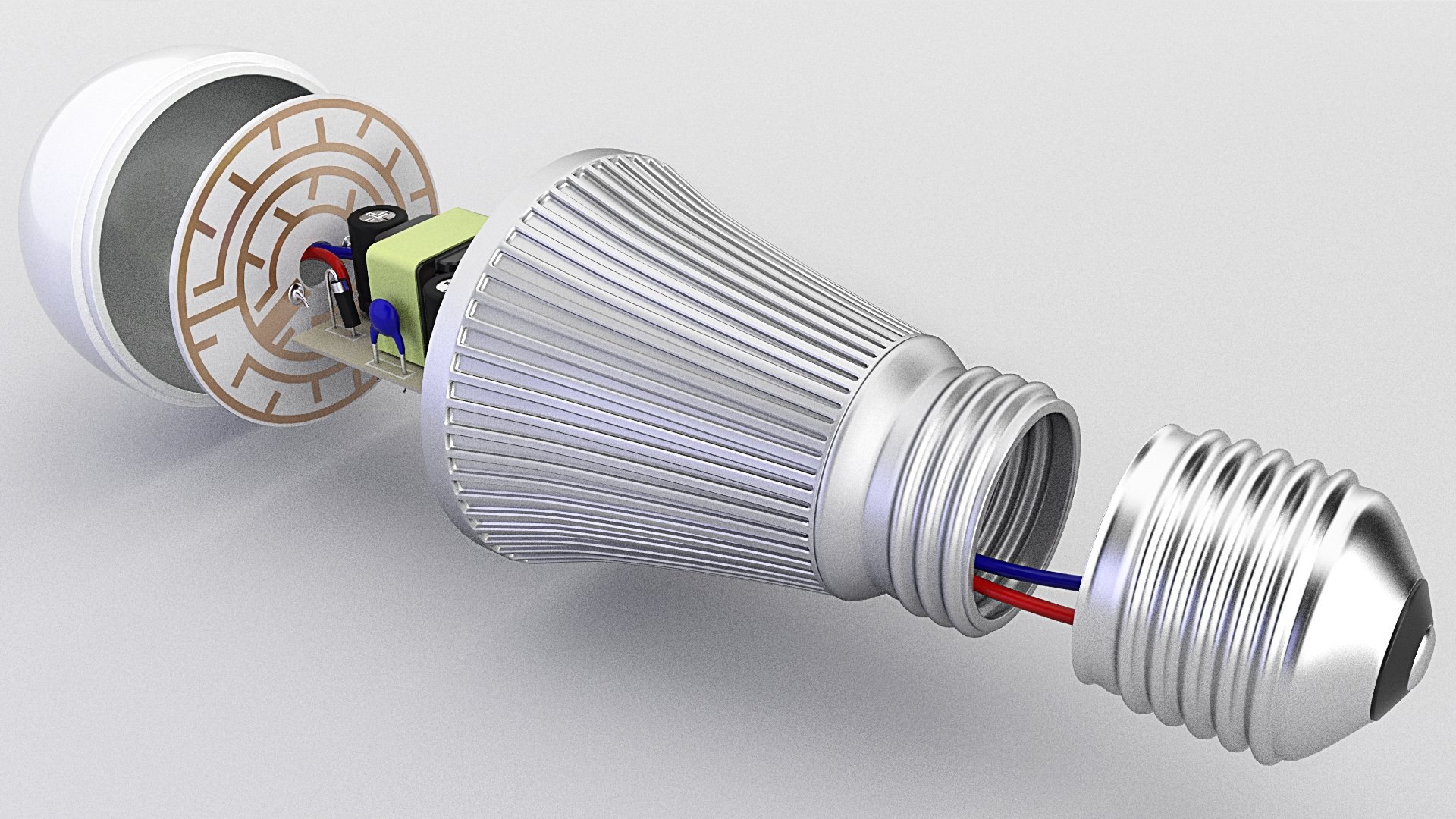 3D Bulb Led - TurboSquid 1529343
