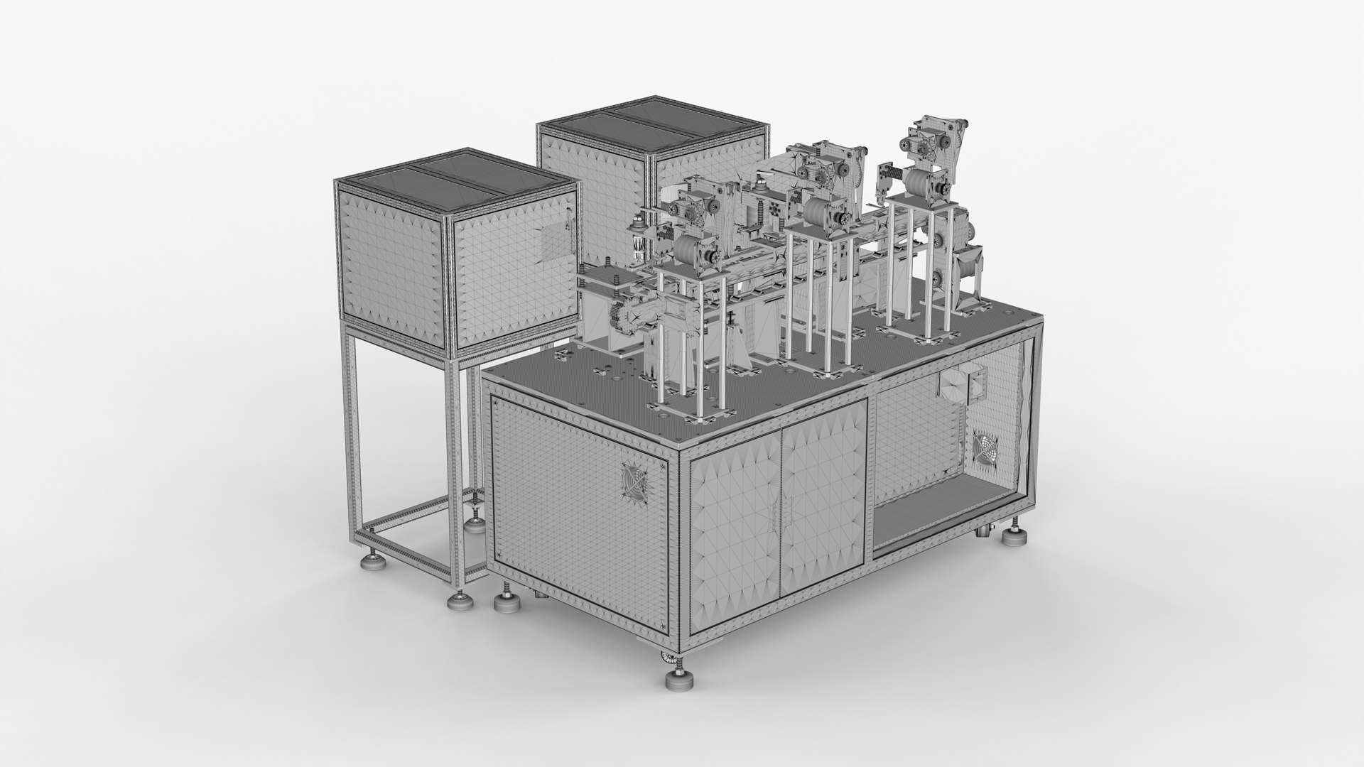 3D Mass Production Child Safety Seat Hook Riveting Machine - TurboSquid ...