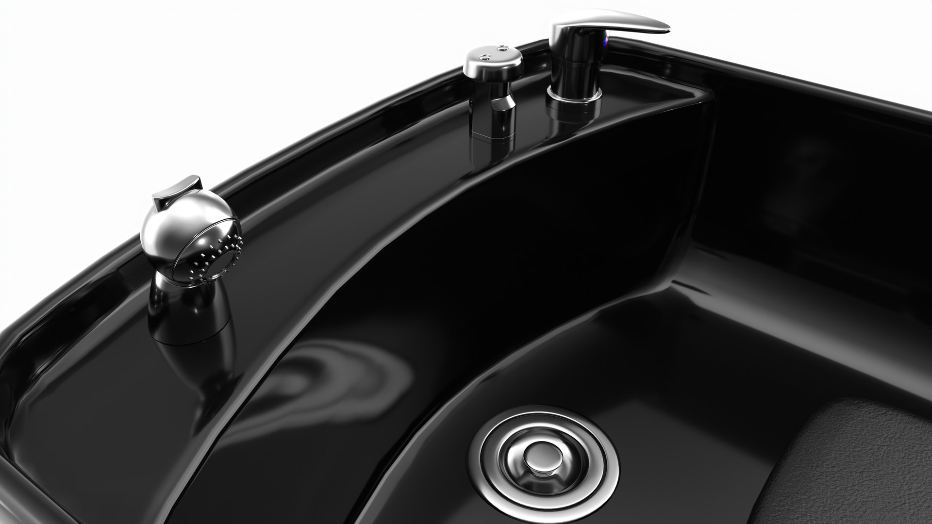 Hairdresser Sink Washing Station With Chair Model - TurboSquid 2177373