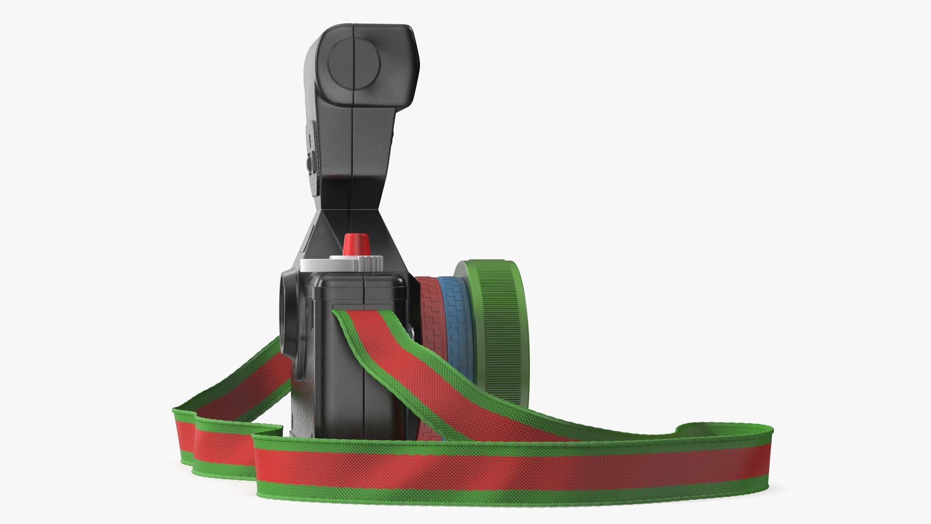 Toy Camera With Flash 3D Model - TurboSquid 2295547