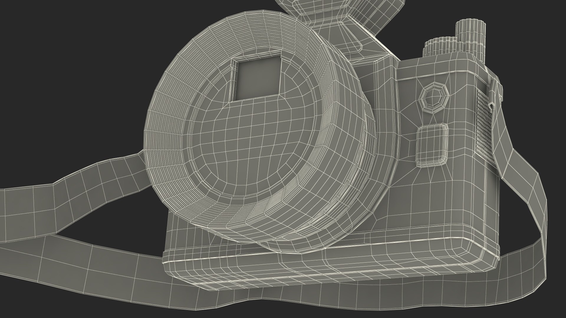 Toy Camera With Flash 3D Model - TurboSquid 2295547