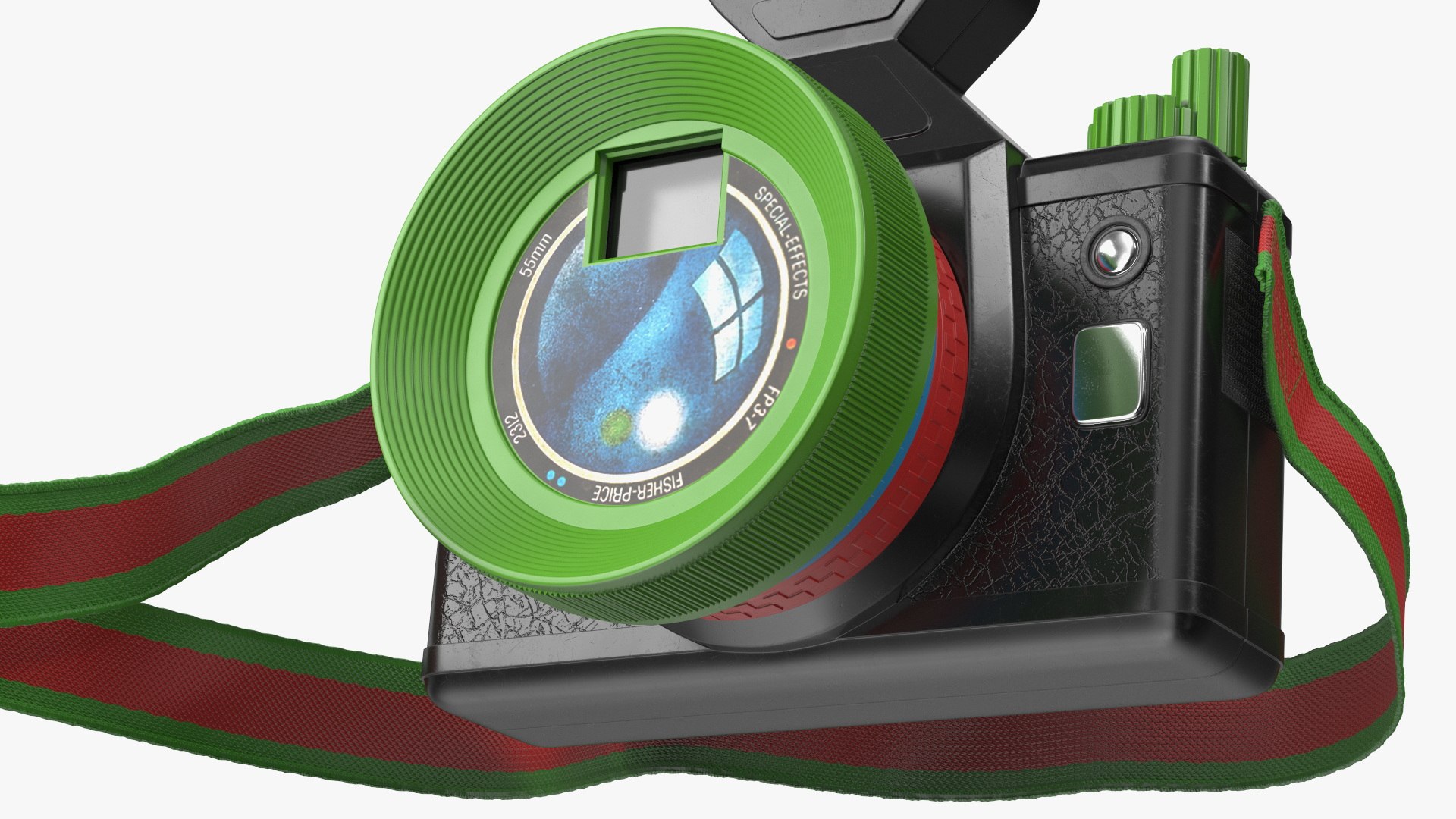 Toy Camera With Flash 3D Model - TurboSquid 2295547