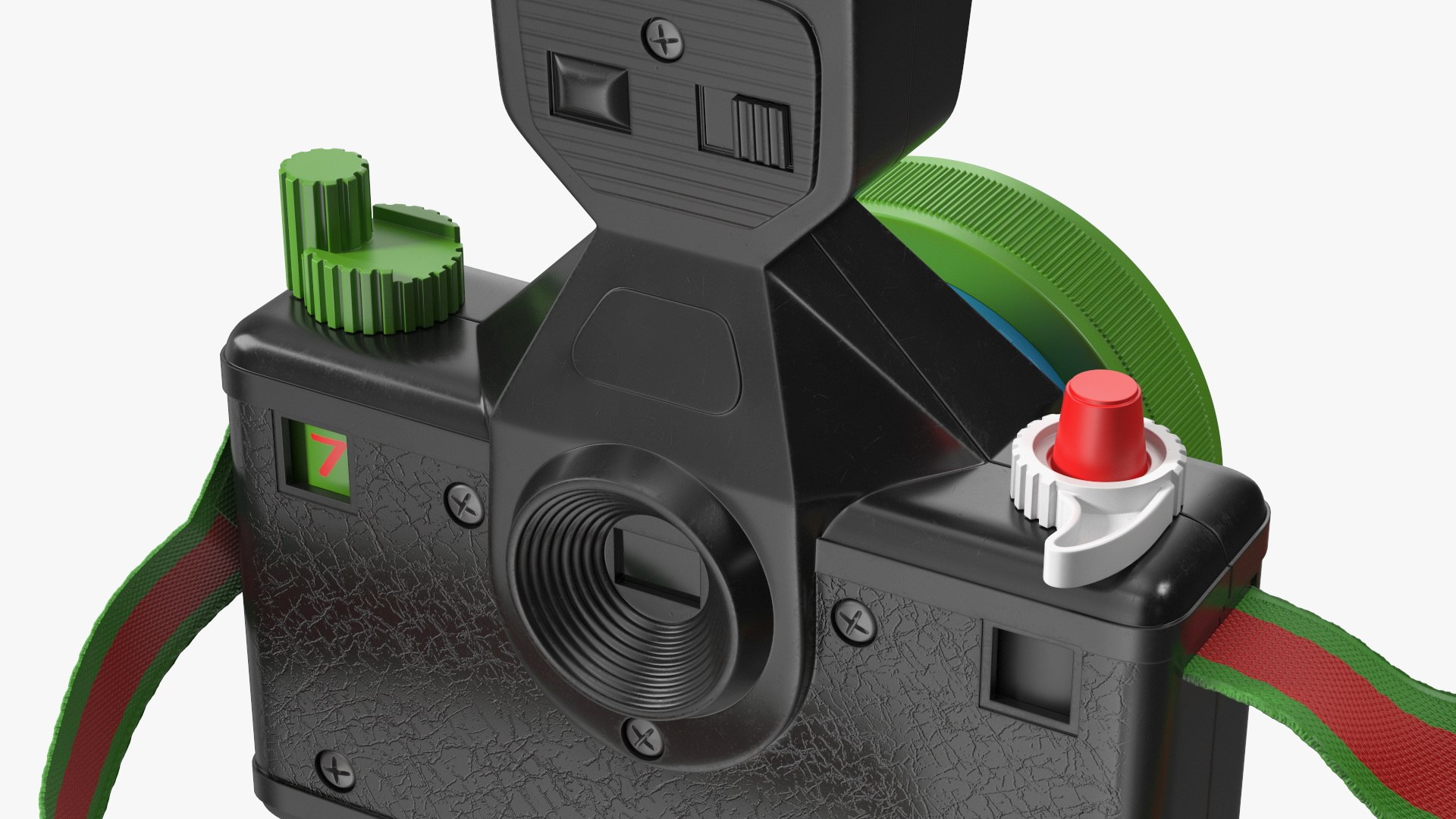 Toy Camera With Flash 3D Model - TurboSquid 2295547