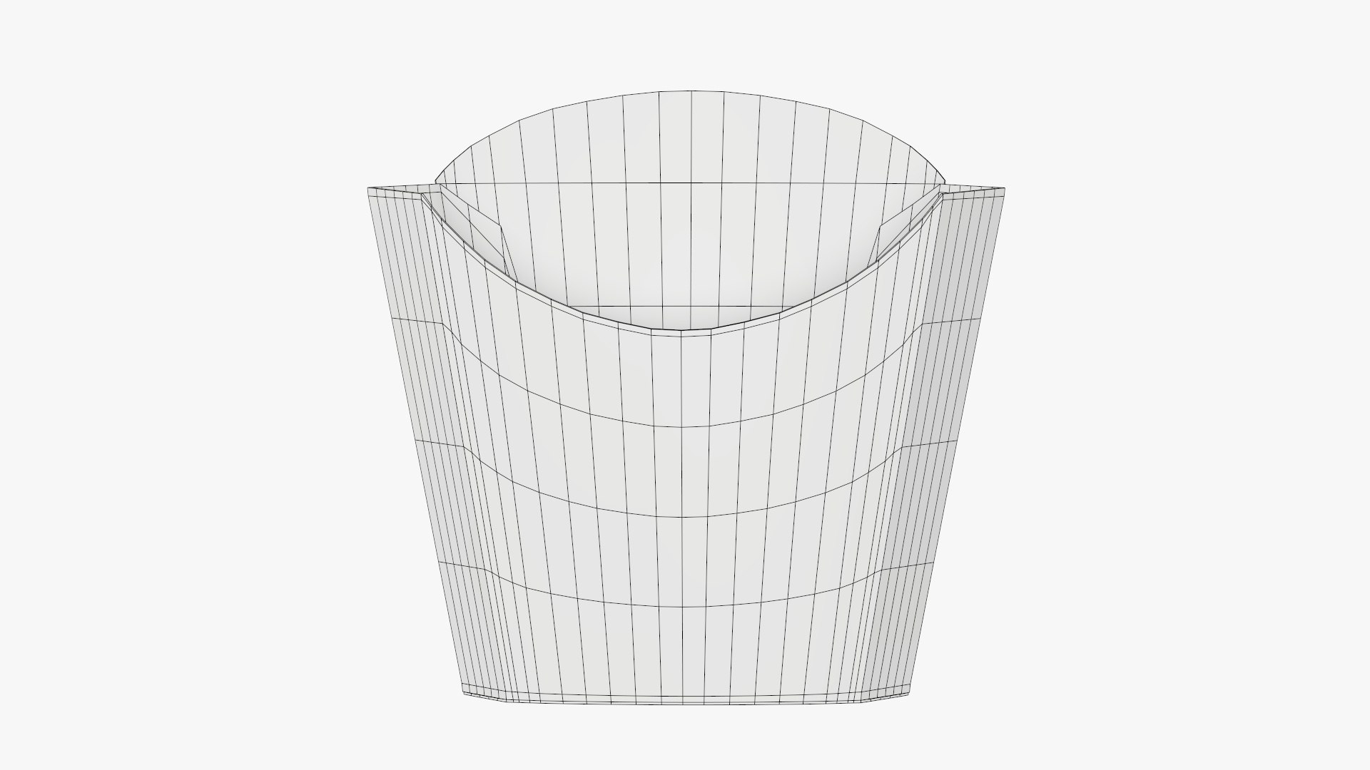 French fries box 3D model - TurboSquid 1593028