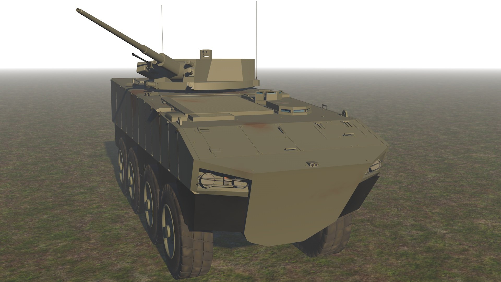 3D APC Lazanski - TurboSquid 1844258
