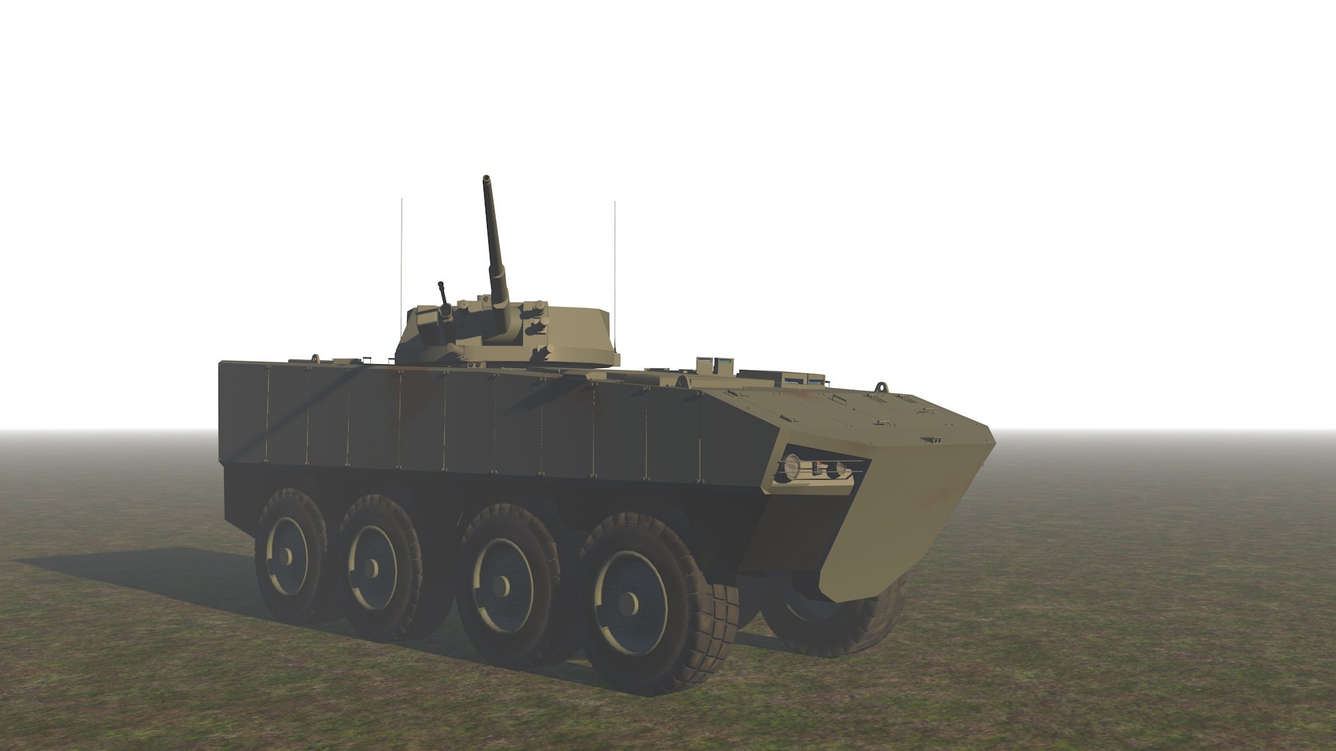 3D APC Lazanski - TurboSquid 1844258