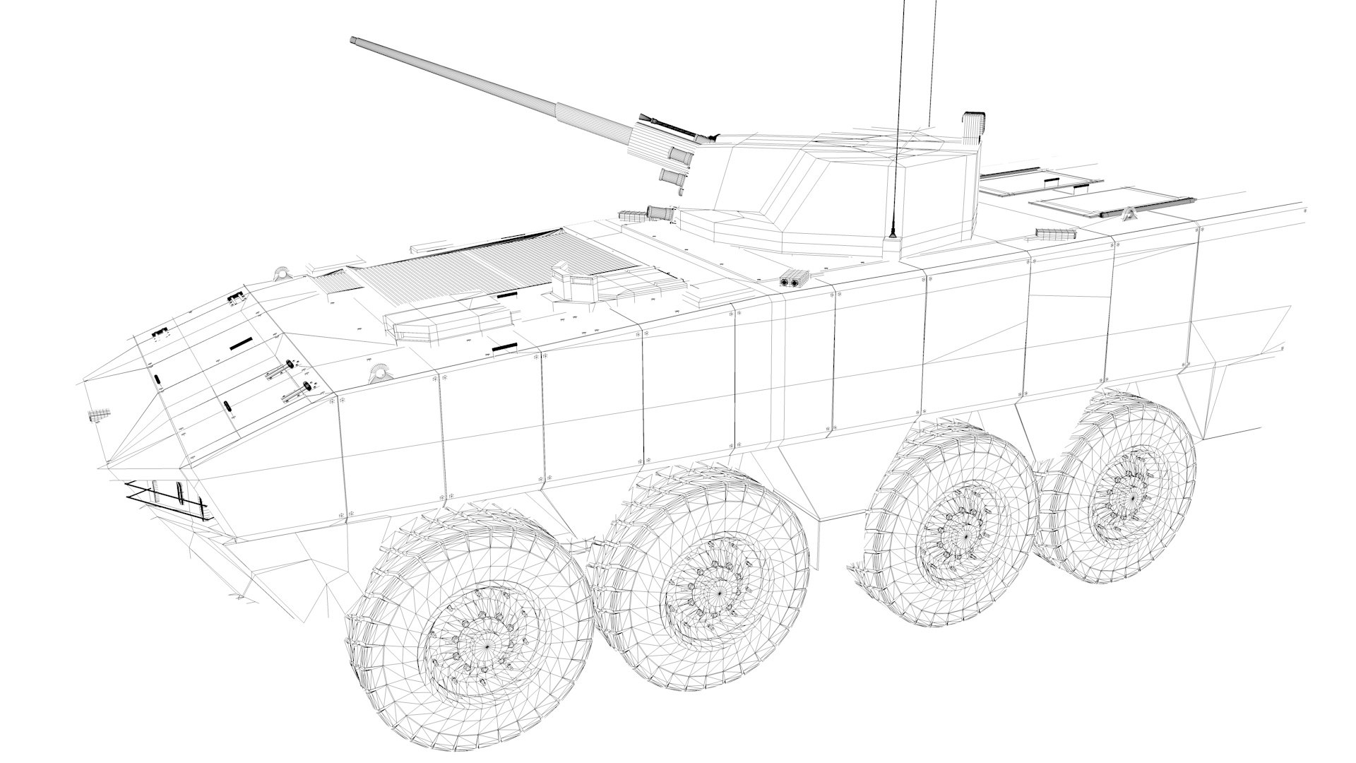 3D APC Lazanski - TurboSquid 1844258