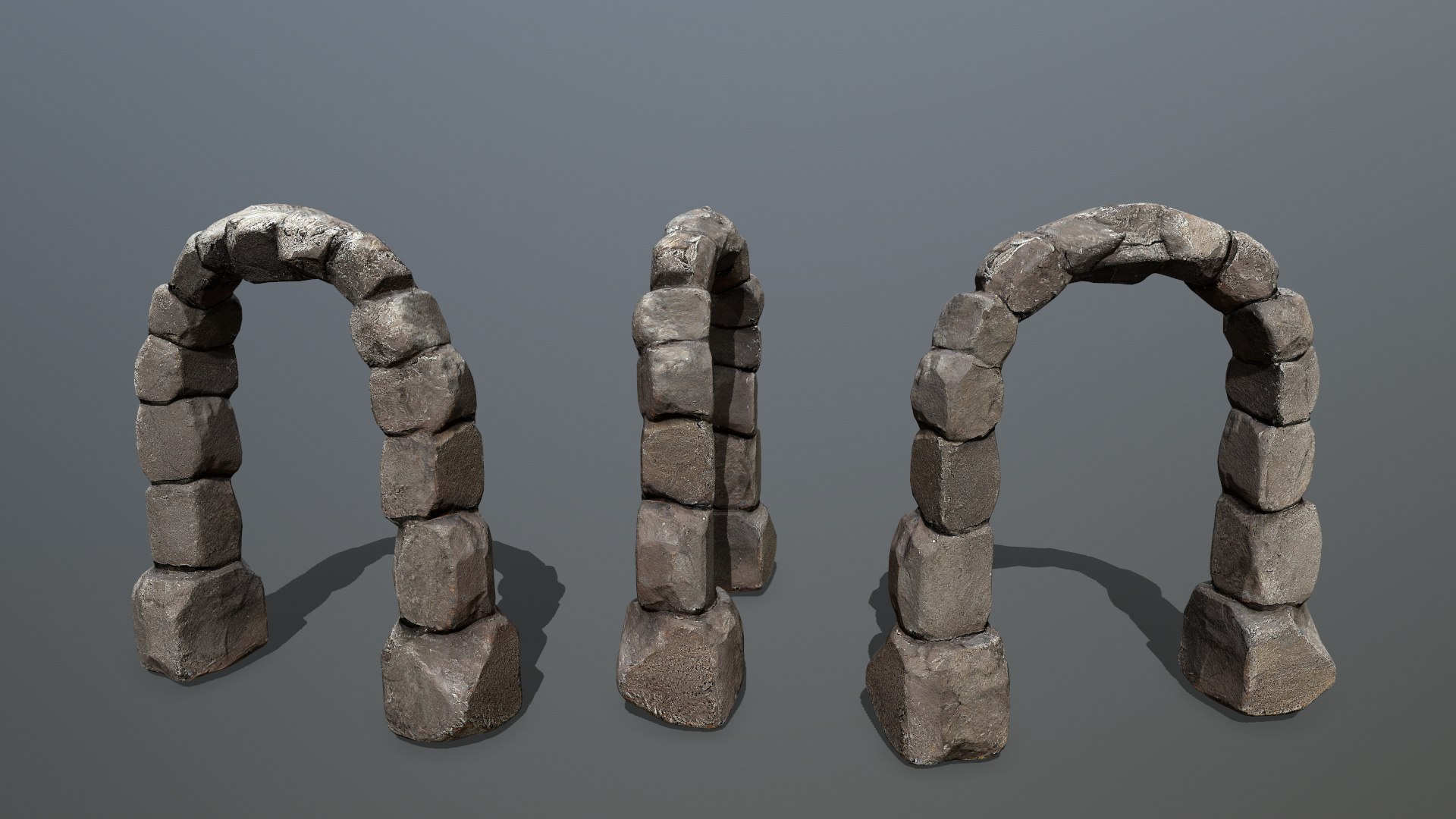 Wall Set 3D Model - TurboSquid 2201149