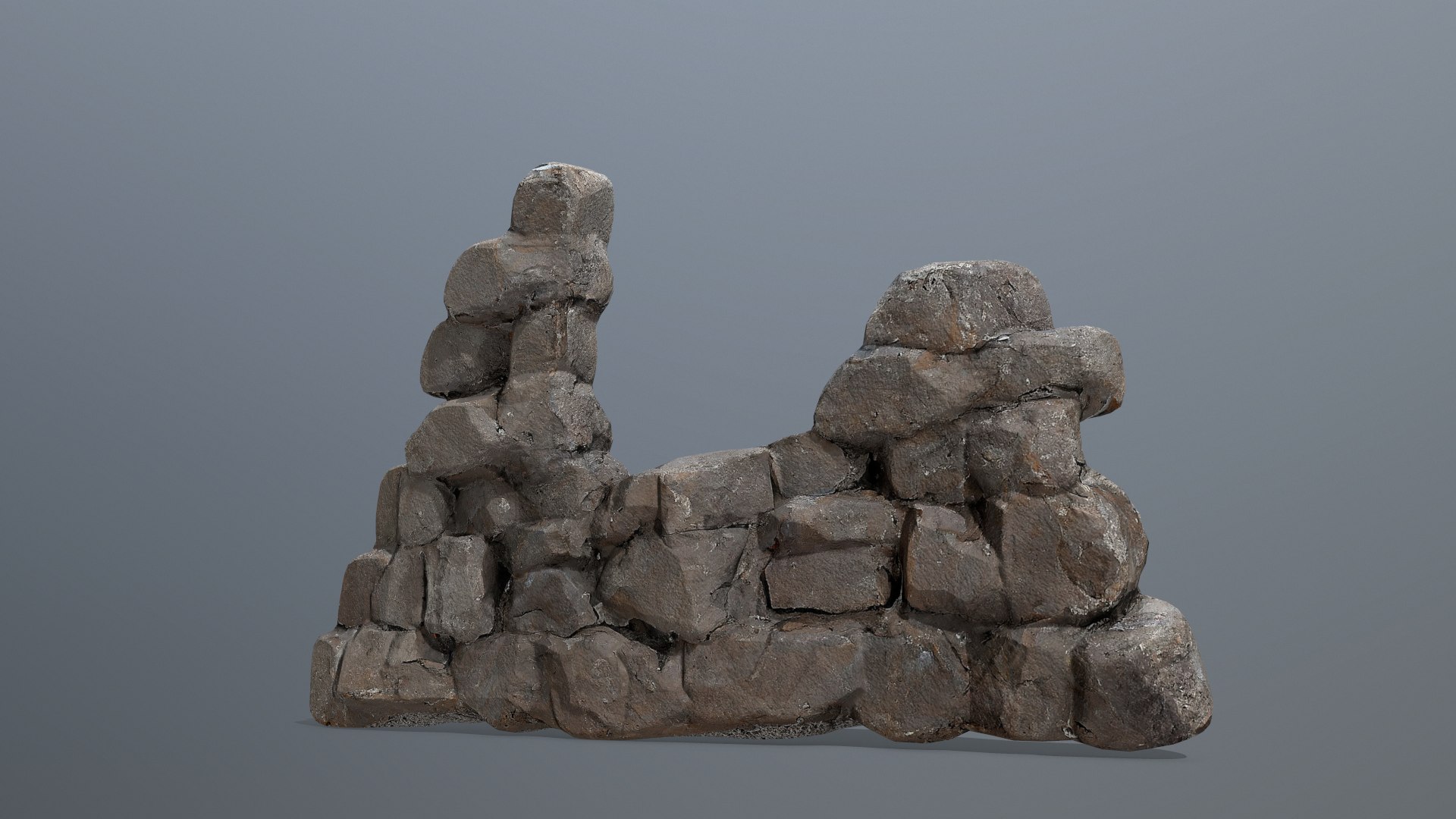 Wall Set 3D Model - TurboSquid 2201149