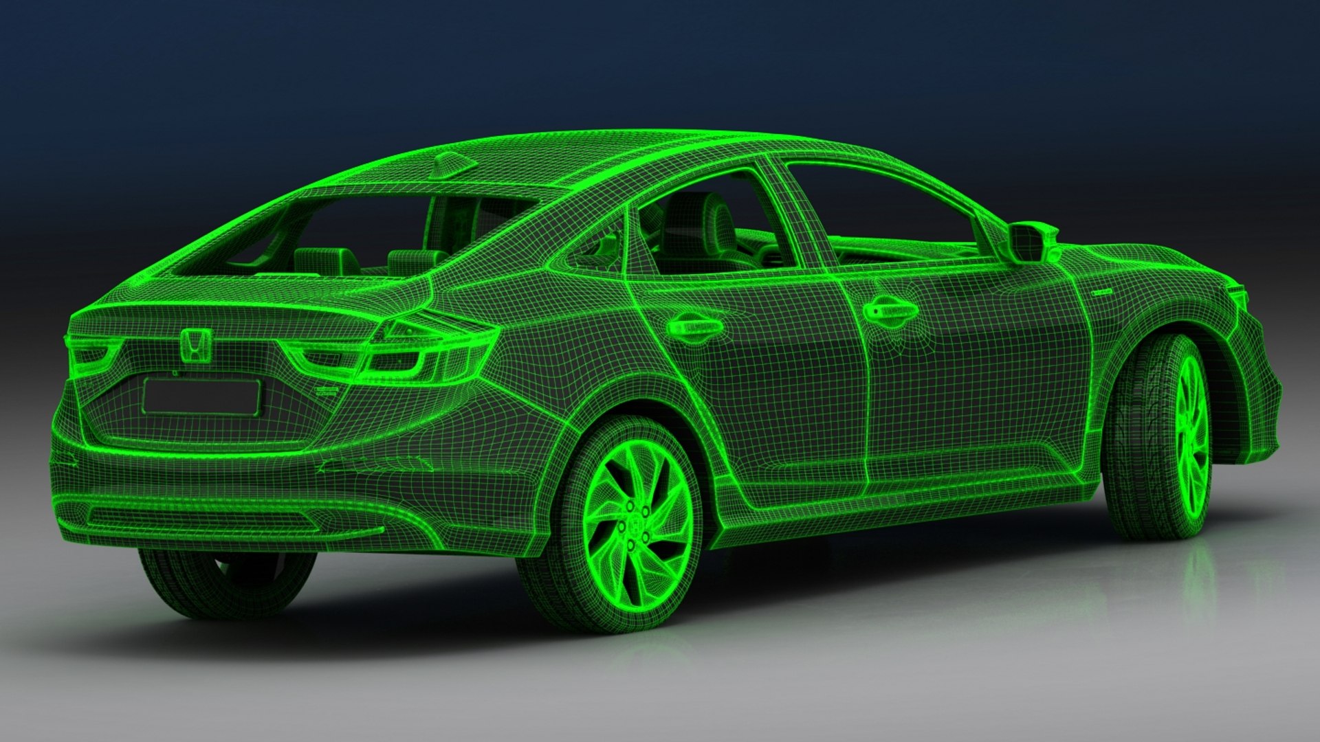 3D Honda Insight 2019 Interior Model - TurboSquid 1345213