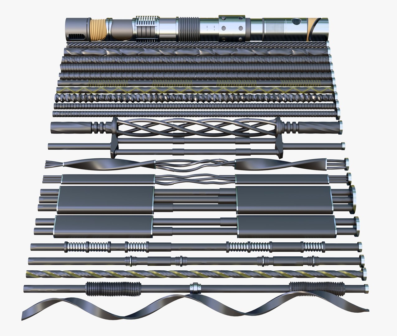 3D SciFi Cable Kitbash M1 Model - TurboSquid 2516538