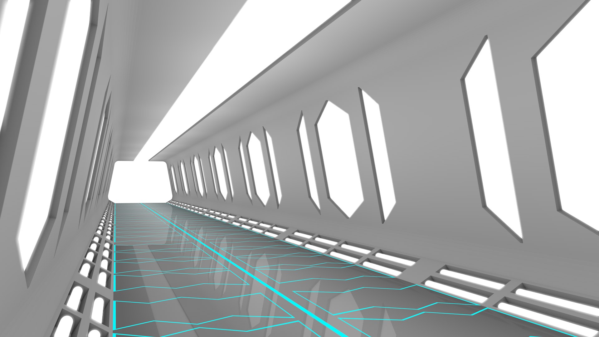 Sci Fi Corridor Model - TurboSquid 2341548