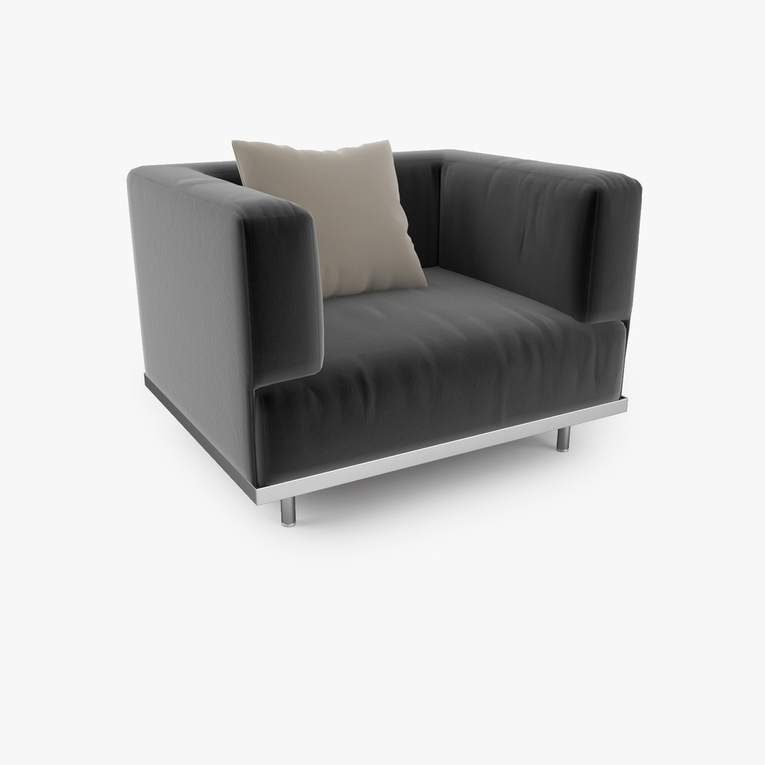 3d model royal botania lazy armchair
