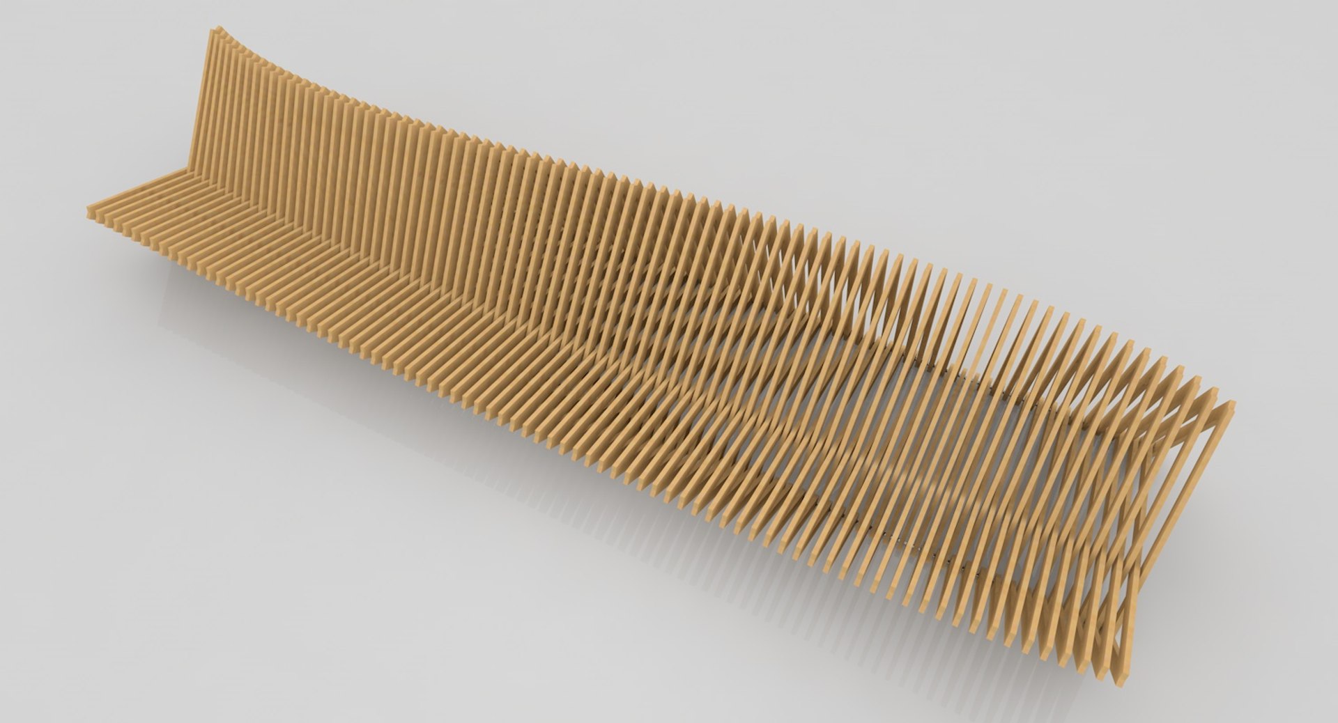 3D Rhino Parametric Bench Compact - TurboSquid 1251215