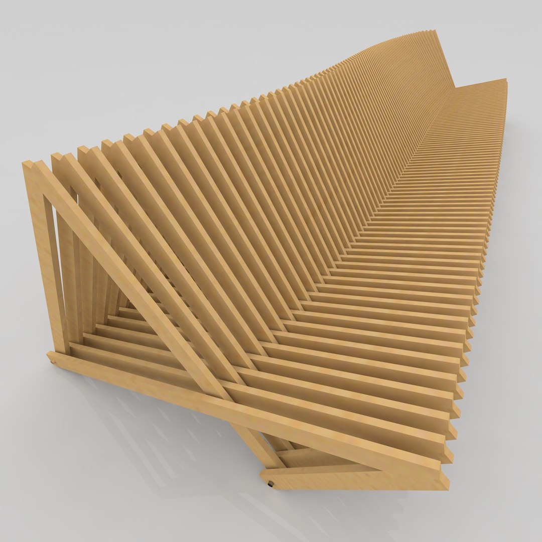 3D Rhino Parametric Bench Compact - TurboSquid 1251215