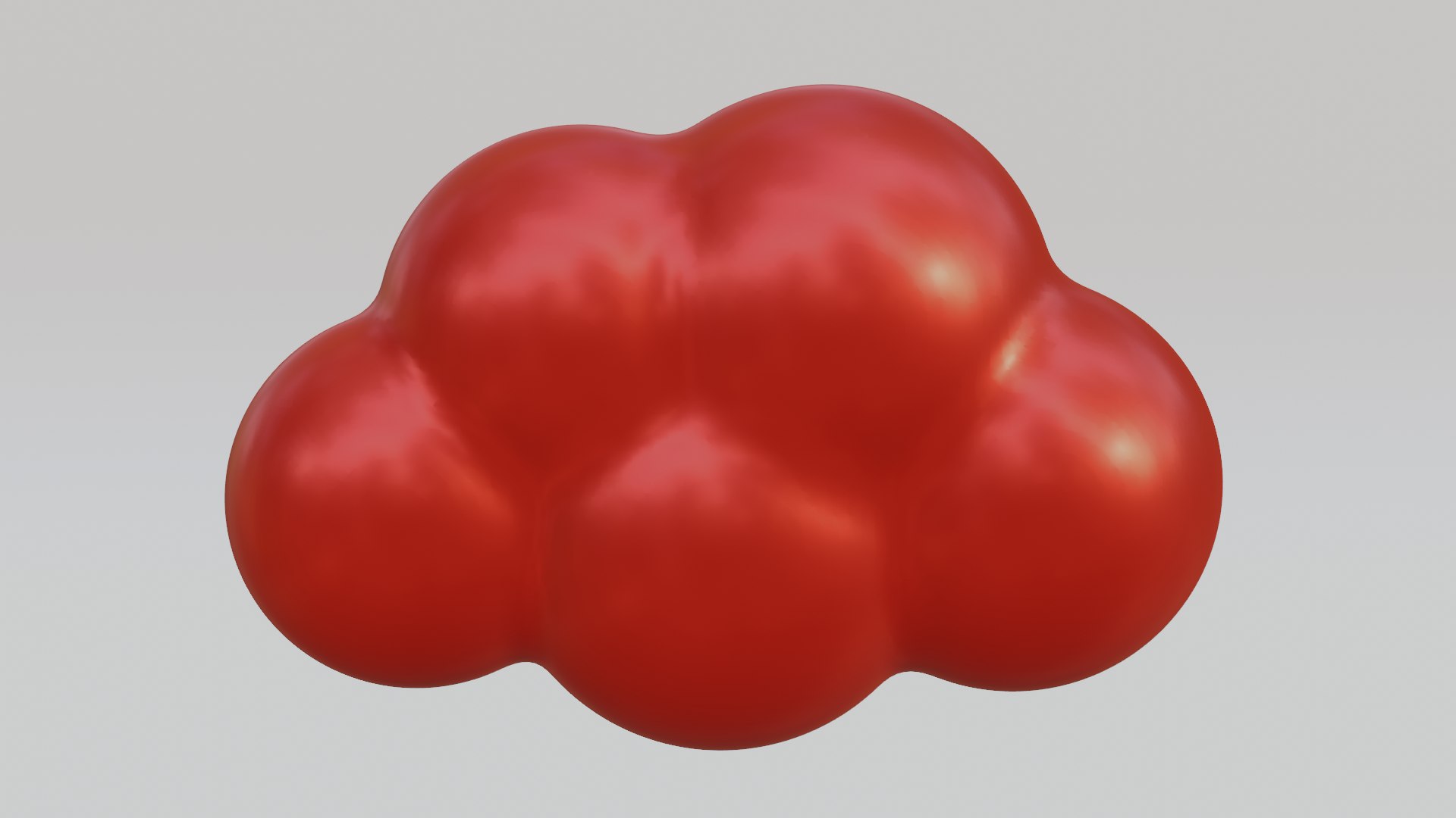 3D Red Cloud - TurboSquid 2082036