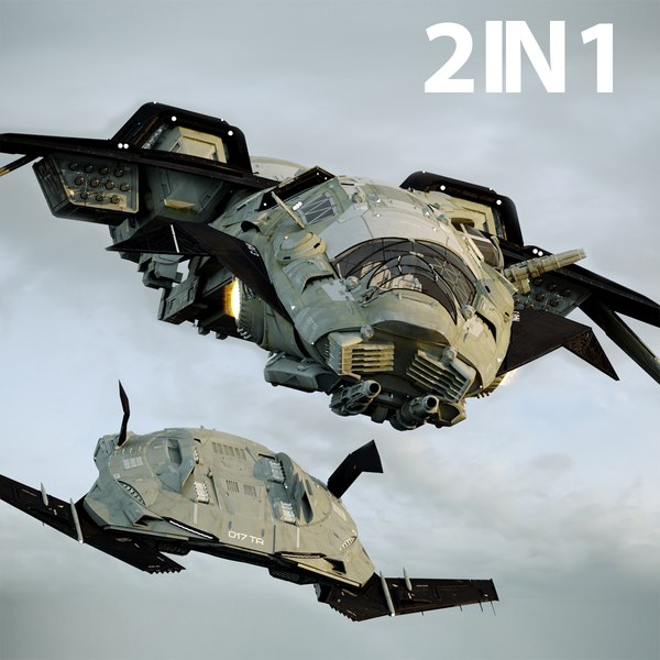 Dropship 3D Models for Download | TurboSquid