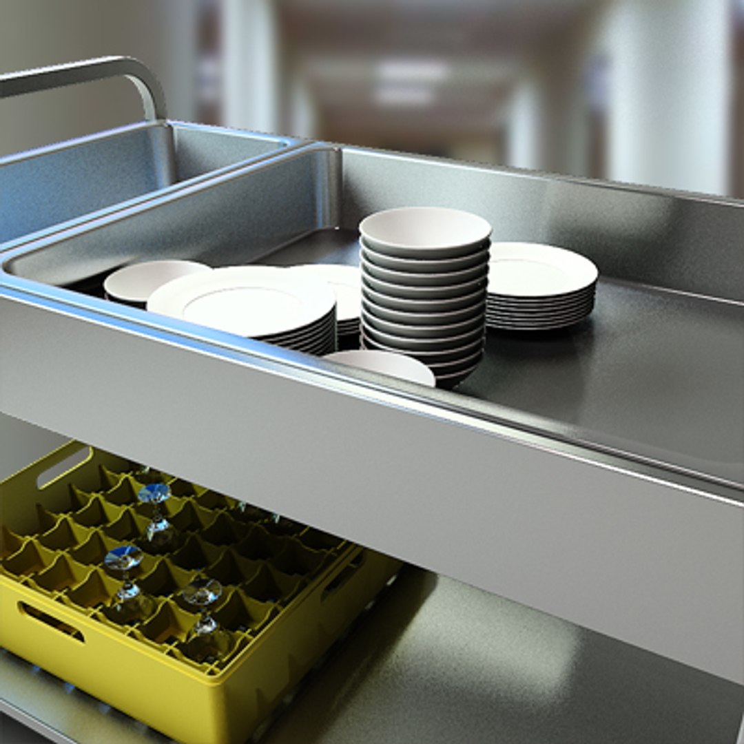 3d Model Room Service Hotel