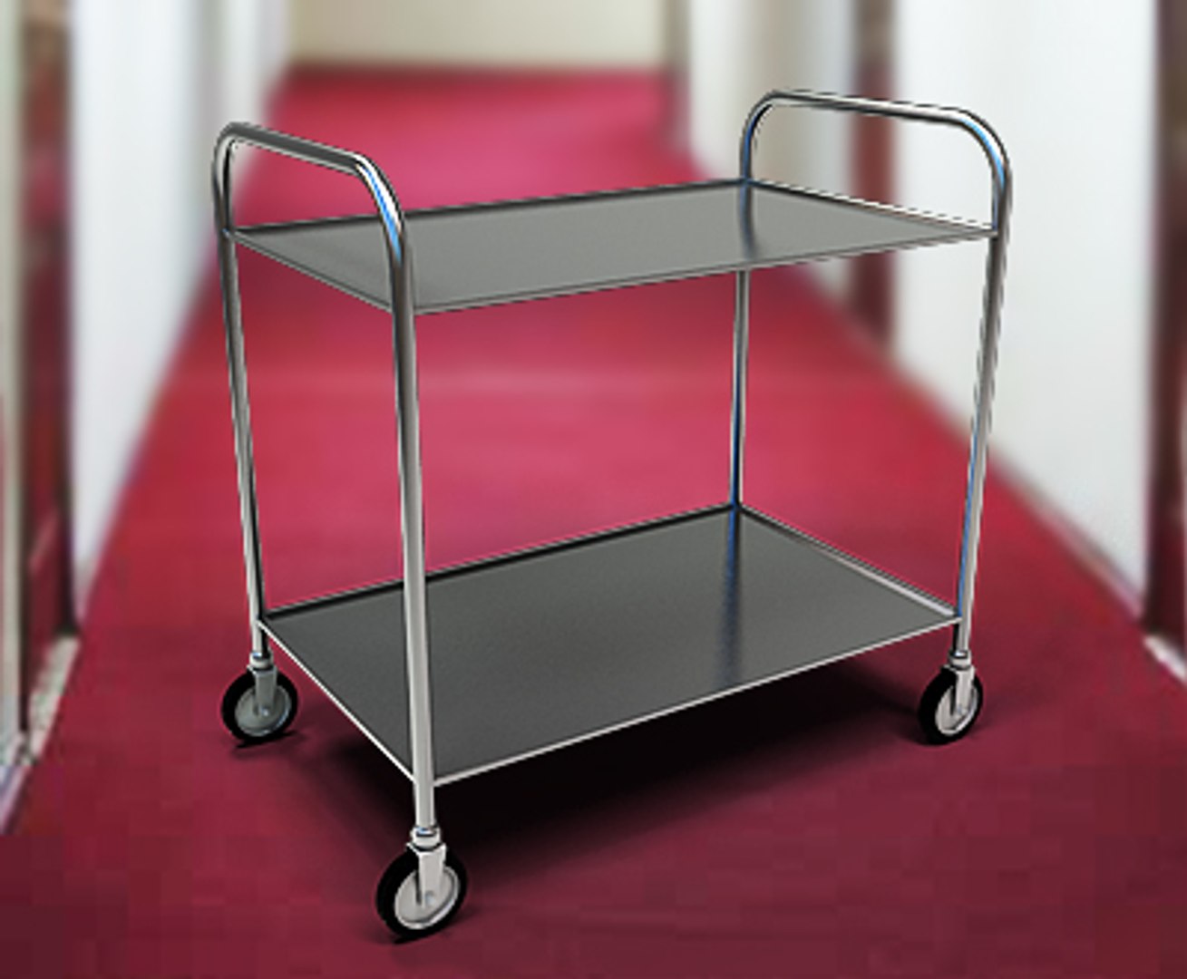 3d Model Room Service Hotel