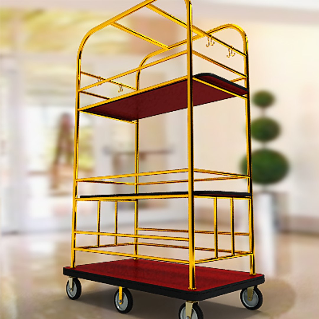 3d Model Room Service Hotel