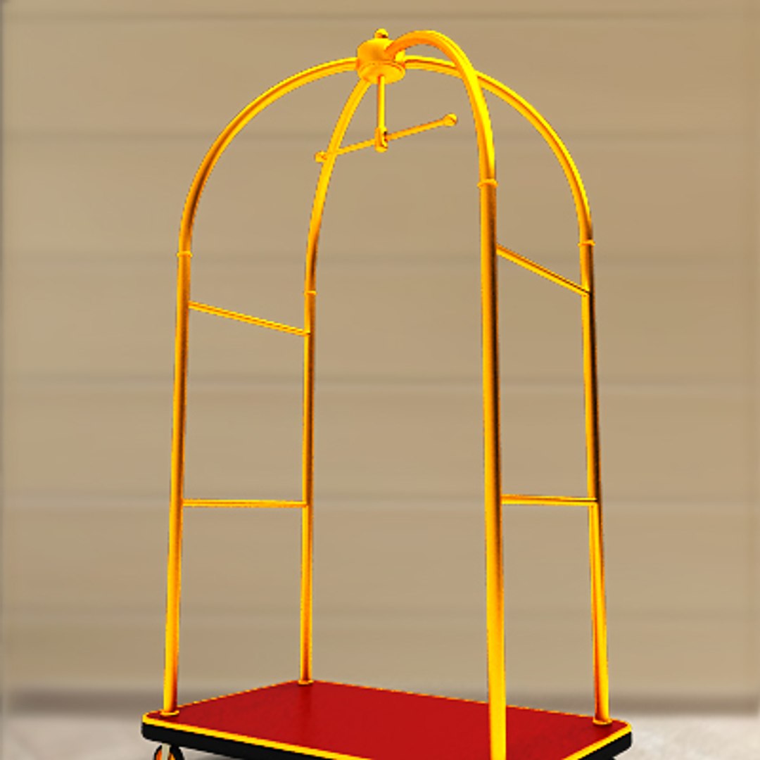 3d Model Room Service Hotel