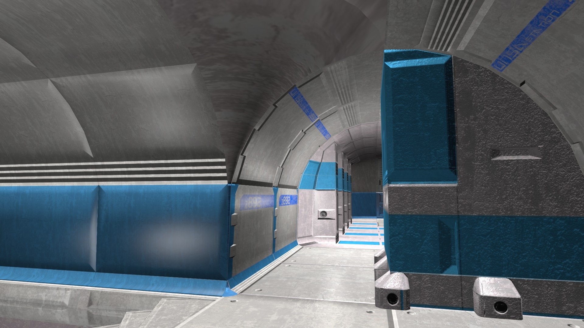 modular kit space station 3d 3ds