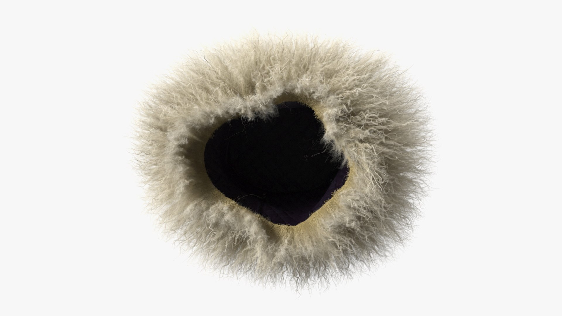 3D Papakha Caucasian Hat White Fur - TurboSquid 2169928