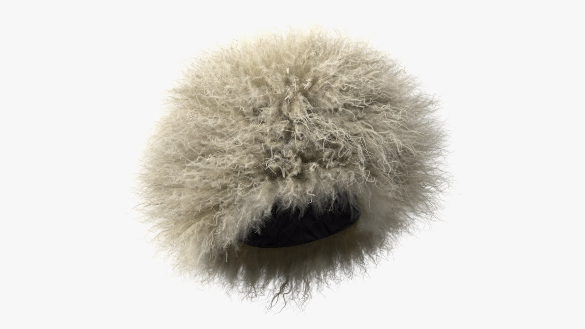 3D Papakha Caucasian Hat White Fur - TurboSquid 2169928