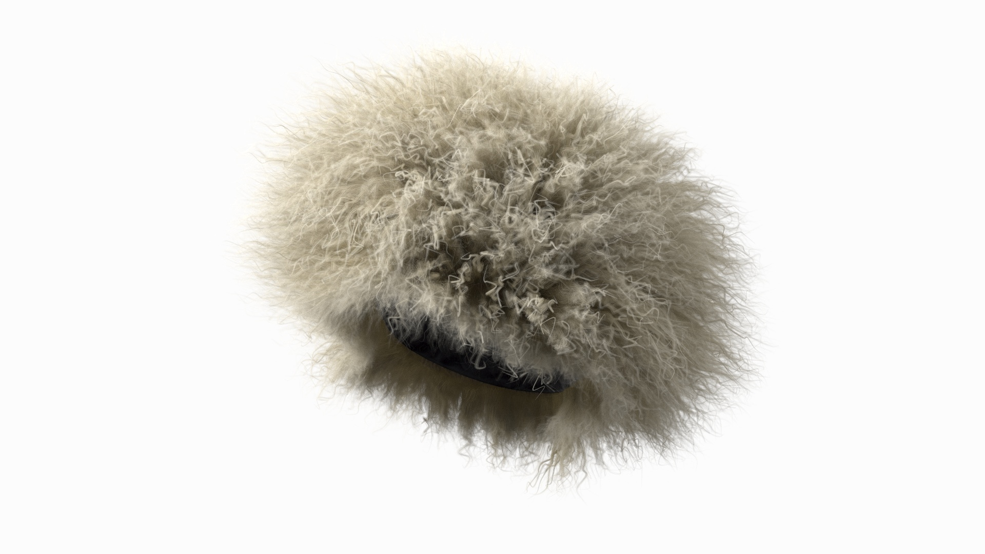 3D Papakha Caucasian Hat White Fur - TurboSquid 2169928