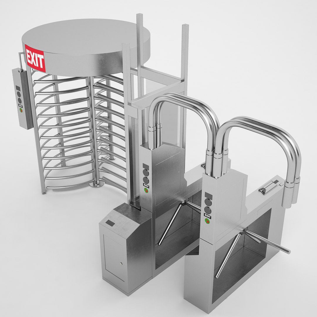 turnstile subway 01 3d max