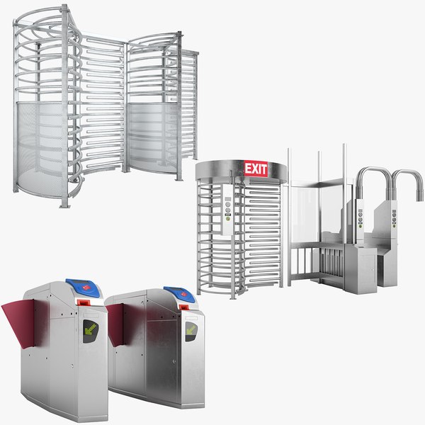 3d model perco turnstile