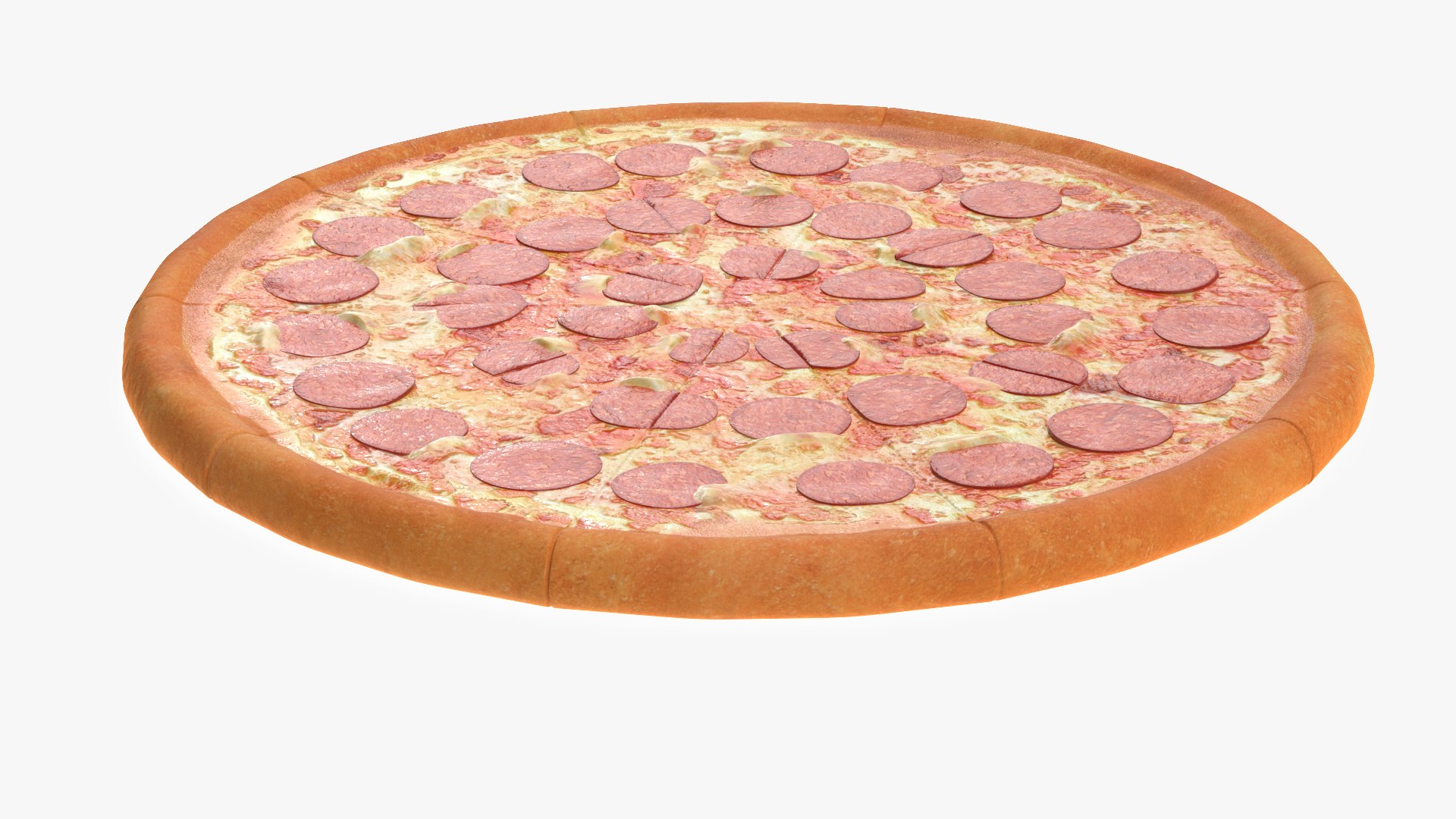 3D Pepperoni Pizza - TurboSquid 2223886