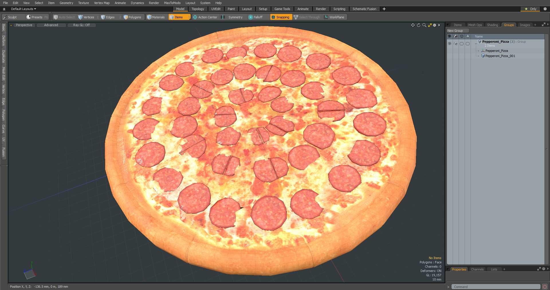 3D Pepperoni Pizza - TurboSquid 2223886