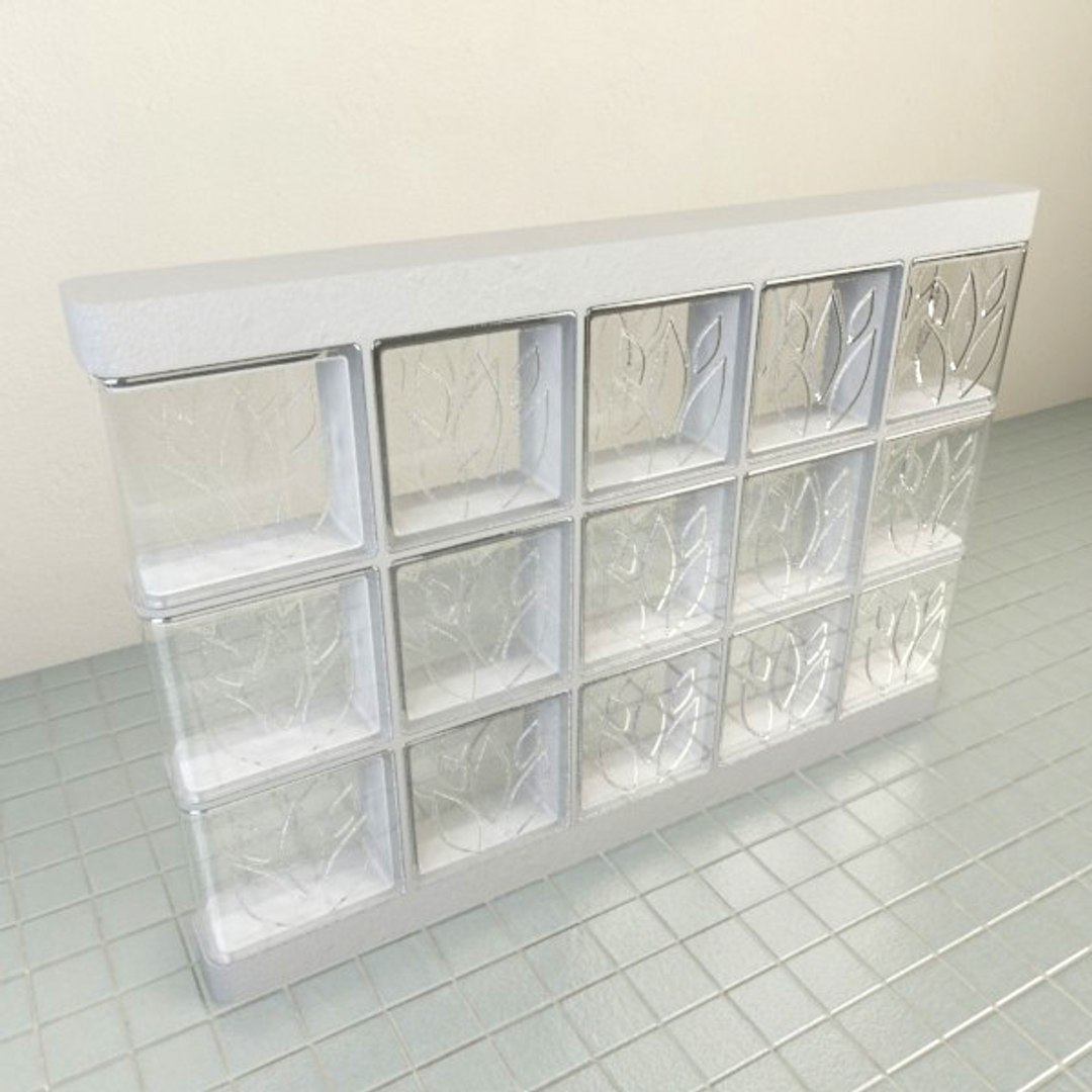 glass blocks 1 3d model