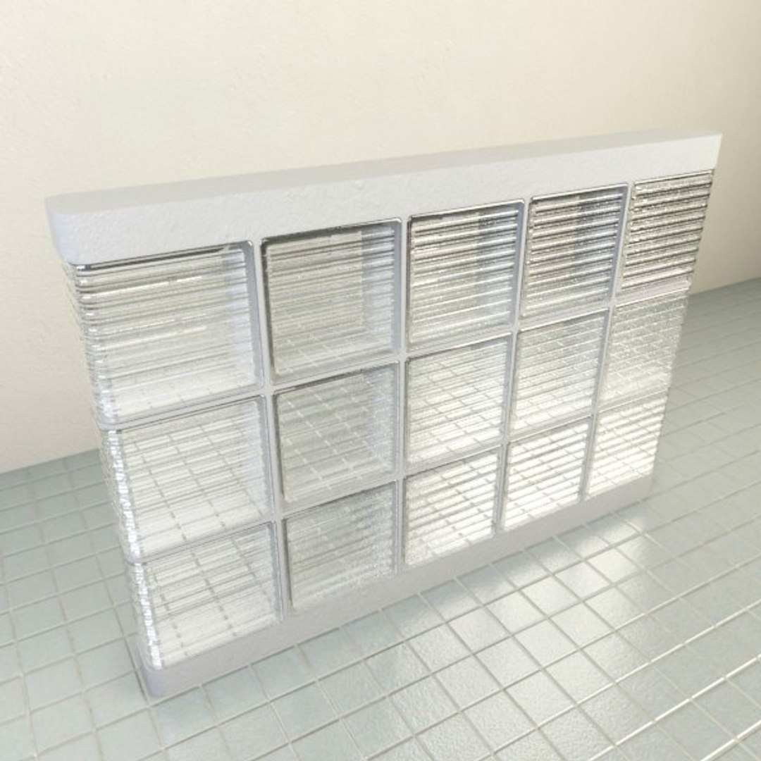 glass blocks 1 3d model